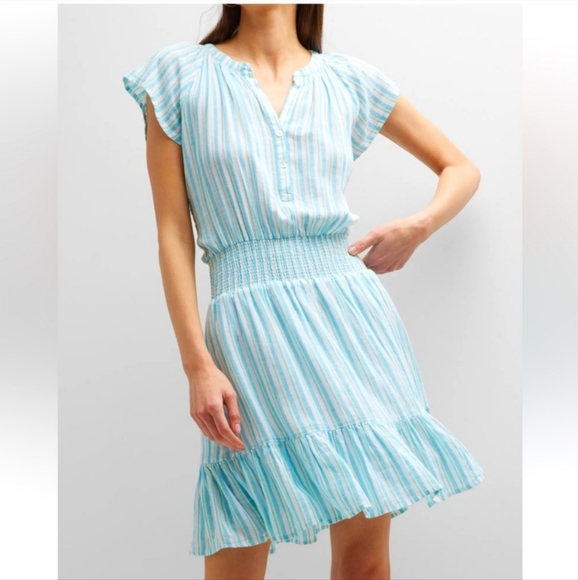 Rails | Dresses | Pen Marks Rails Augustine Mini Striped Blue And White ...